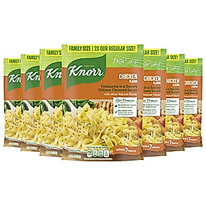 Knorr Pasta Sides For a Delicious Easy Pasta Meal Chicken Fettuccine No Artificial Flavors Or Preservatives 8.6 oz, 7 Count