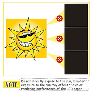 3 Packs 6 x 6 Inch Heat Sensitive Sheet Temperature Sensitive Sheet 6 Color Changing Heat Sensitive Board, 24 to 34 Celsius Degree Transition for Science Experiment