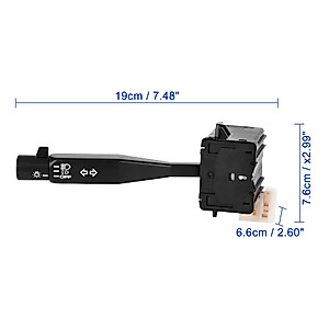 X AUTOHAUX Turn Signal Switch Headlamp Dimmer Multifunction Combination Switch for Nissan Pickup 1986-1991 1993 Replaces 25540D4500 25540-D4500