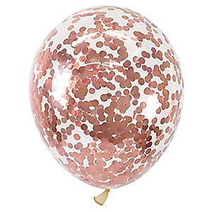 Rose Gold 25 Birthday Party Decorations Supplies, Champagne Balloon, Pink Happy Birthday Banner, 25 Balloons,Rose Gold Foil Fringe Curtains,Confetti Balloons for 25th Birthday Decorations for Her (25)