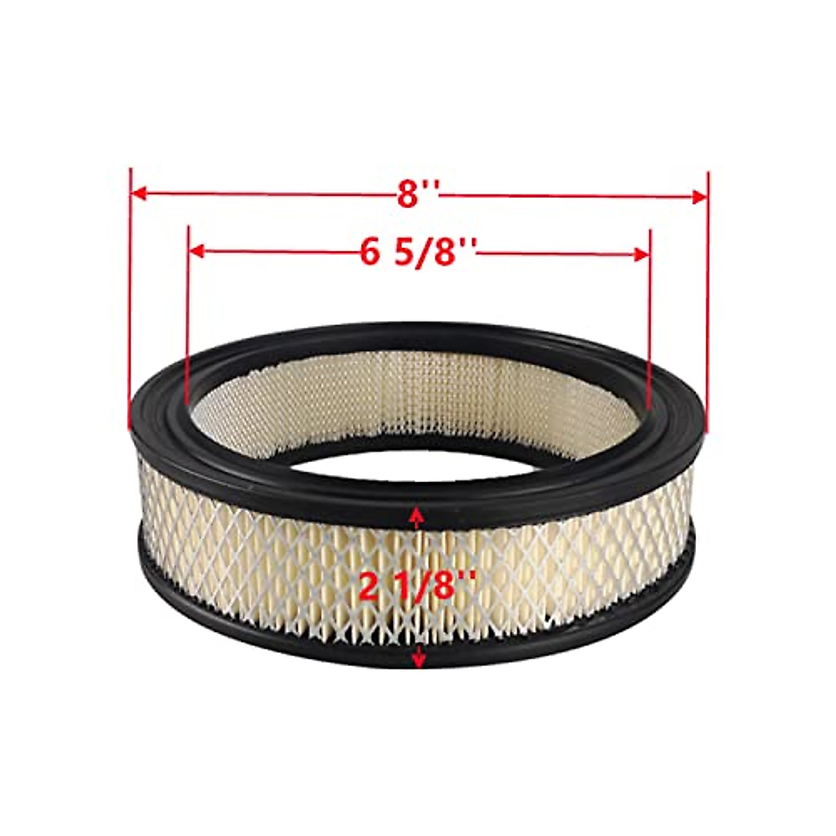 Kvjicdo Air Fil-TER 140-2628 Pre Fil-TER 140-1496 Replacement for Onan 140-2628 140-2628-01 140-1228 140-2522 to-ro NN10774 JD AM106953 HE140-2628 Lawn Mower for NHA, NHB, NHC and T26