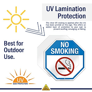 Stop All Visitors Must Report to Main Office Sign, 12" x 12" 0.40 Aluminum, Fade Resistance, Indoor/Outdoor Use, USA MADE By My Sign Center