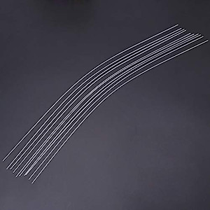 HELYZQ 10 Pcs/Set Fishing Float Tail DIY Floats Hollow 0.8/1/1.2mm Inner Diameter Thicken Tackle Tube Transparent Rigging Accessories