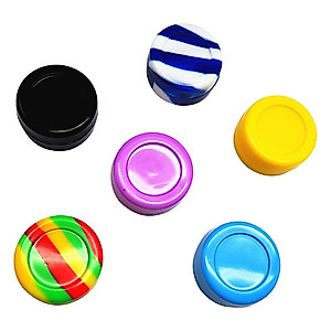Gentcy Silicone 5ml Lots Silicone Container Box 18 colors 500pcs