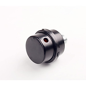 Air Compressor Silencer,Filter Thread Metal oil-less Intake Filter Air Filter Silencer Noise Muffler (3/8 PT 16mm)