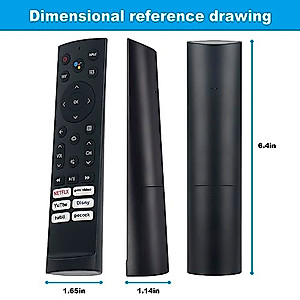 ERF3A90 Replacement Voice Remote Control fit for Hisense 85U7H 55U7G 65U8G 65U7G 55U8G 75U9DG 75U7G U7G U9G U8 U7H QLED Series 4K ULED Android Smart TV 55A76K 75A76K