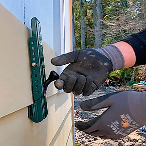 PacTool Gecko Gauge, The Original Home Siding Installation Kit - For Use with 5/16 Inch Fiber Cement Siding and James Hardie Siding, Includes 2 Gecko Gauge Clamps
