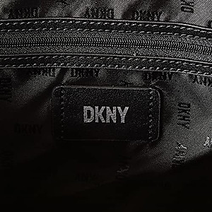 DKNY Abby Th Satchel, Black/Silver