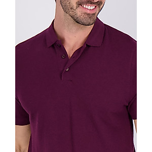 3 Pack: Men's Cotton Pique Men Quick Dry Fit Mens Polo Shirt Short Sleeve Button Collared Work Dress Tee Golf Tennis Clothing Active Wear Athletic Performance Tech Casual Dri-Fit T Shirts,Set 3-M