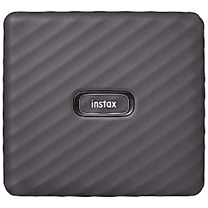 Fujifilm Instax Link Wide Printer Mocha Grey + Wide Twin Pack Instant Film + Cloth