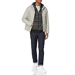 Amazon Essentials Men's Regular-Fit Long-Sleeve T-Shirt, Light Grey Heather, Large