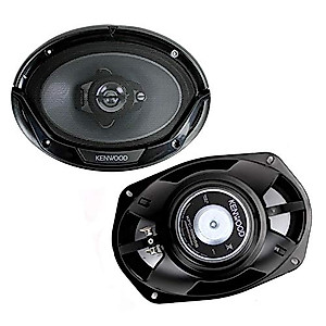 Kenwood KFC-1665S + KFC-6965S 6.5" 300W 2-Way Plus (2) 6x9 400W 3-Way Car Speakers