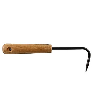 JCBIZ 215mm Single Claw Root Hook Loosening Tool Handle Weeder Garden Weeding Gardening Tools Potted Landscape Maintenance for Outdoor Garden Digging Cultivator Weed Remove