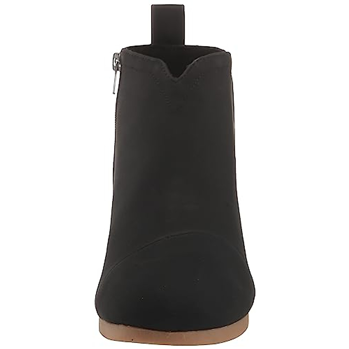 TOMS Girls Clare Fashion Boot, Black PU Nubuck, 4 big kid