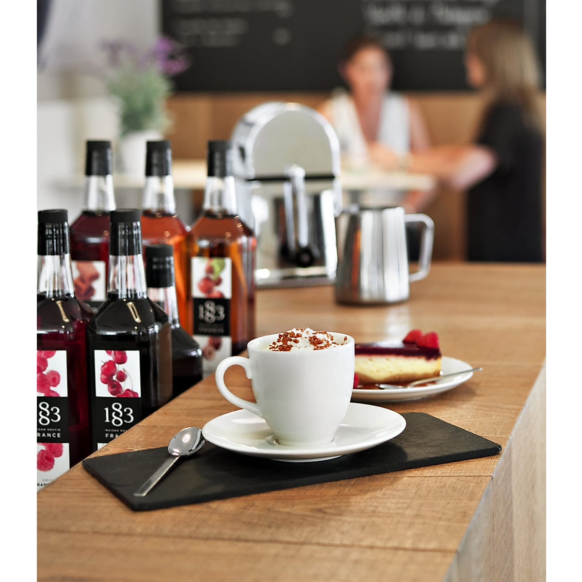 1883 Triple Sec Syrup - Flavored Syrup for Hot & Iced Beverages - Gluten-Free, Vegan, Non-GMO, Kosher, Preservative-Free, Made in France | Glass Bottle 1 Liter (33.8 Fl Oz)