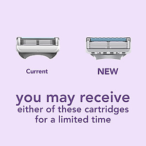 joy razor blade cartridge refill for women, 4 blade refills