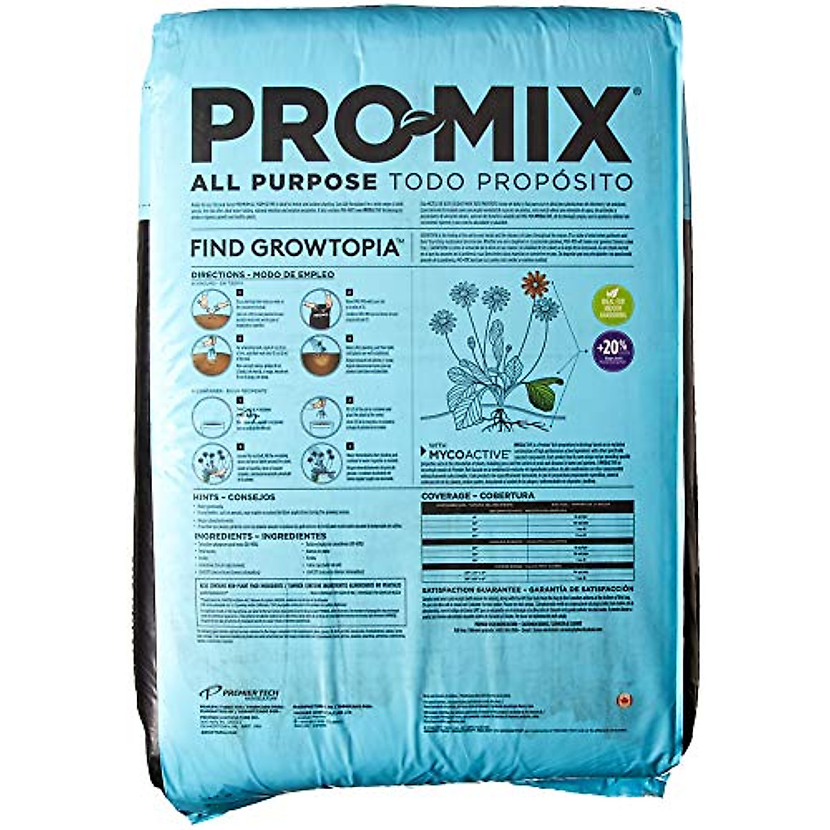 Premier Horticulture Inc (1020030RG) 2CF Pro Mix Ultimate All Purpose Comp