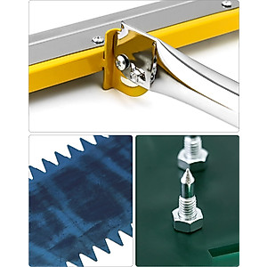 QWORK Self-Levelling Cement Tool Kit, Floor Construction Roller Spike Shoes, Epoxy Floor Paint Tool, Stainless Steel Scraper Self-Leveling Rake