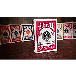 Bicycle Rider Back Fuchsia Deck