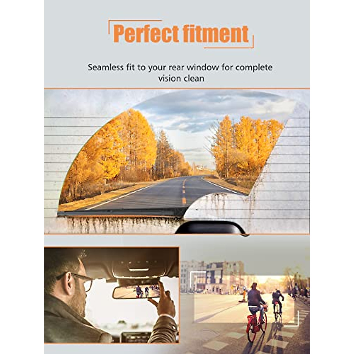 MIKKUPPA Replacement for Toyota RAV4 Rear Wiper Blade 2013-2018 - Back Windshield Rear Wiper Blade Replacement 85242-42040, 10 Inches