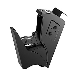 GOJOOASIS Gun Safe Quick Access Under Desk Pistol Security Handgun Storage Box with Keypad and 2 Backup Keys