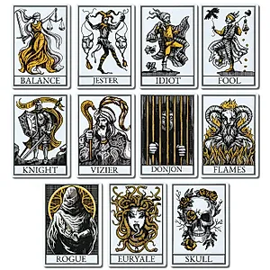 Game Master's Merchant The Deck of Many Things | Compatible with Dungeons and Dragons (D&D) Fifth Edition | for use by Dungeon Masters & PCs | 5e Accessories | DND Dice TTRPG