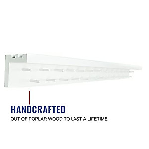 3ft Medal Awards Rack Premier Trophy Shelf- Trophy, Plaque and Medal Display (White)