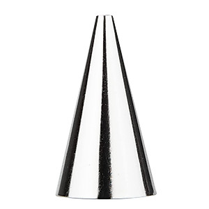 Restaurantware Pastry Tek Piping Tip 1 Round Round Tip For Icing - #4 Corrosion-Resistant Stainless Steel Icing Tip Dishwasher-Safe Decorate Cupcakes Cakes or Cookies