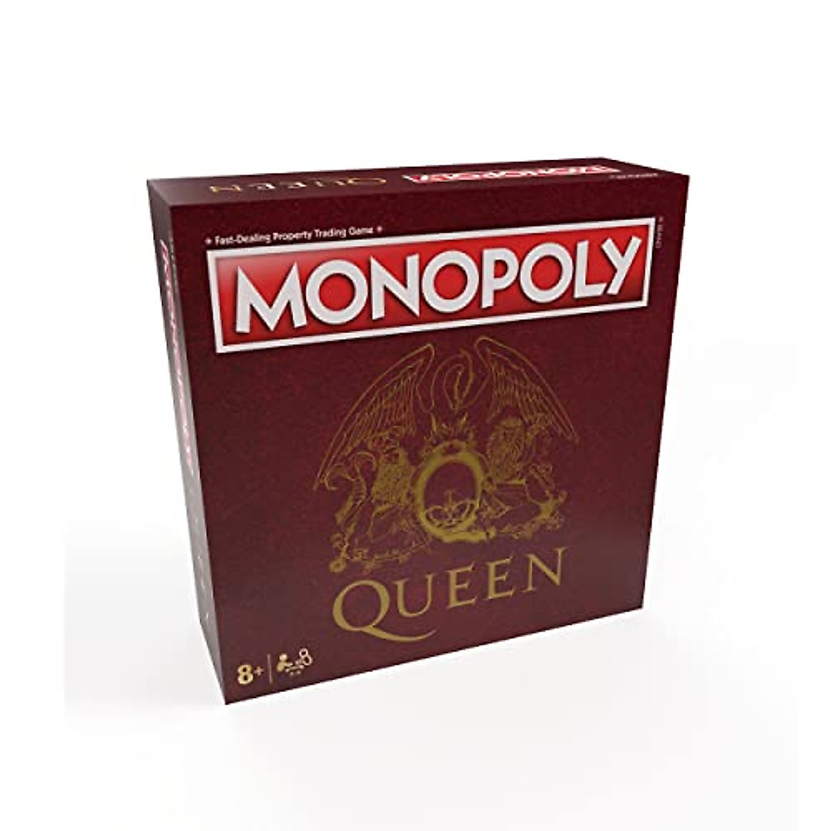 Monopoly Queen | Collectible Monopoly Game Featuring British Rock and Roll Band | Custom Game Board Featuring Familiar Artwork, Arenas, and More