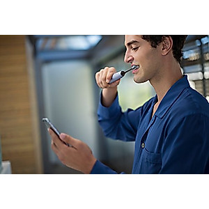 Philips Sonicare DiamondClean Smart 9500 Series Rechargeable Electric Power Toothbrush with Charging Travel Case, Complete Oral Care, Grey, Frustration Free Packaging, HX9924/37