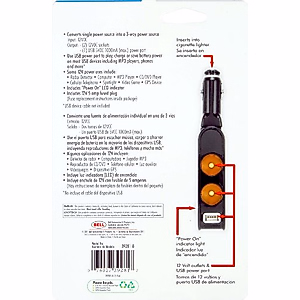 Bell Automotive 22-1-39281-8 12V Double Outlet with USB Port