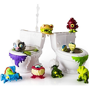 Flush Force - Series 1 - Bizarre Bathroom Collectible 8-Pack Figures (Color/Styles May Vary)