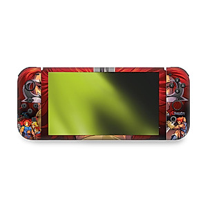 Head Case Designs Officially Licensed Thundercats Lion-O Graphics Vinyl Sticker Gaming Skin Decal Cover Compatible With Nintendo Switch OLED Bundle