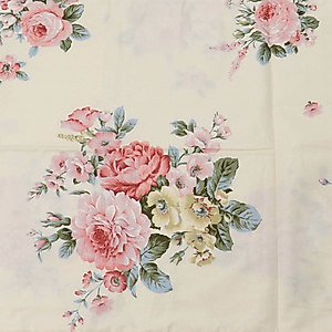 100% Cotton 600 Thread Count Pillow Case Set of 2, Standard Size Floral Pillow Covers for Sleeping, Breathable Easy to Wash