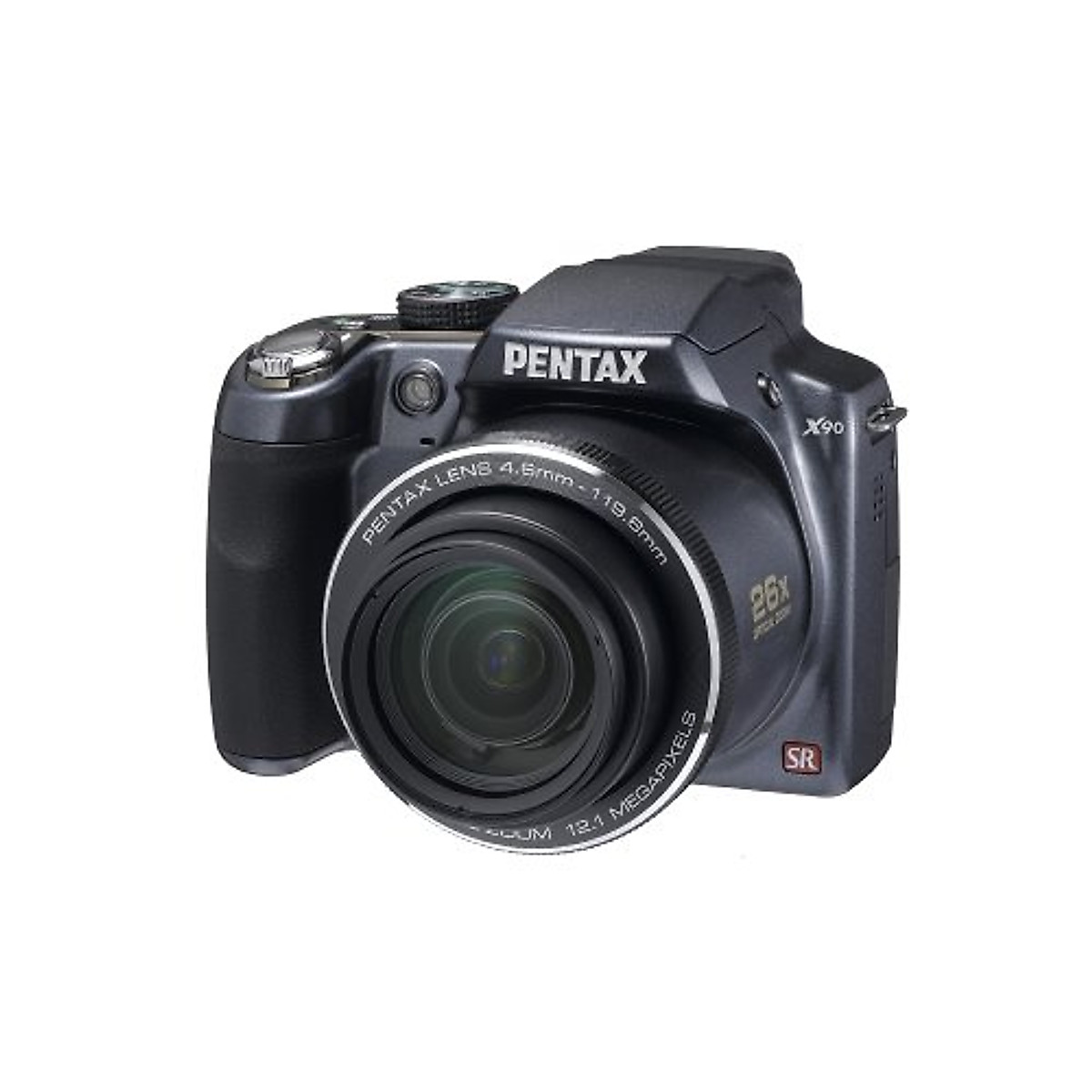 Pentax X90 12.1 MP Digital Camera with 26x Super-Telephoto Triple Shake Stabilized Zoom and 2.7-Inch LCD