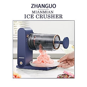 Shaved Ice Machine Electric Rechargeable Snow Cone,Kitchen Table-Top Ice Crusher for Slushies,can make Ice Cream,Smoothie,with 2 Silicone Ice Mold