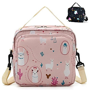Small Multi-Function Baby Diaper Bag, Mini Smart Organizer Backpack, with Insulated Pocket for Bottle, Adjustable Strap,Universal Mini Diaper Tote,Baby Messenger for Outdoor & Working Mothers