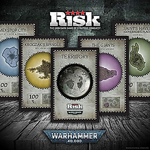 Risk Warhammer 40,000 Board Game | Based on Warhammer 40k from Games Workshop | Officially Licensed Warhammer 40,000 Merchandise | Themed Risk Game
