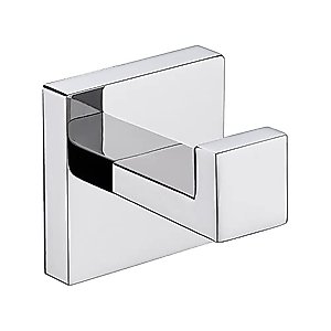 RED SATURN Towel Hooks Bathroom Coat Hook Robe Hook SUS304 Stainless Steel Towel Robe Clothes Cabinet Closet Square Heavy Duty Wall Hook for Livingroom Bedroom Kitchen Hotel Wall Mounted