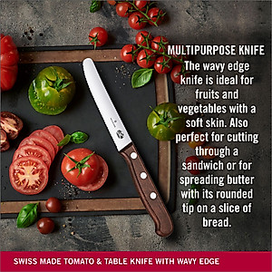 Victorinox Wood Tomato and Table 4.25-Inch Knife