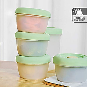 FOSA extra small vacuum container, microwavable with lid 13.5oz, 12pcs set (vacuum unit not included)