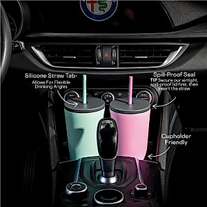 Corkcicle x Disney Minnie Mouse Cold Cup Insulated Tumbler with Lid and Straw, Polka Dot Red, 24 oz – Reusable Water Bottle Keeps Beverages Cold 12hrs, Hot 5hrs – Cupholder Friendly, Flexible Sip Lid