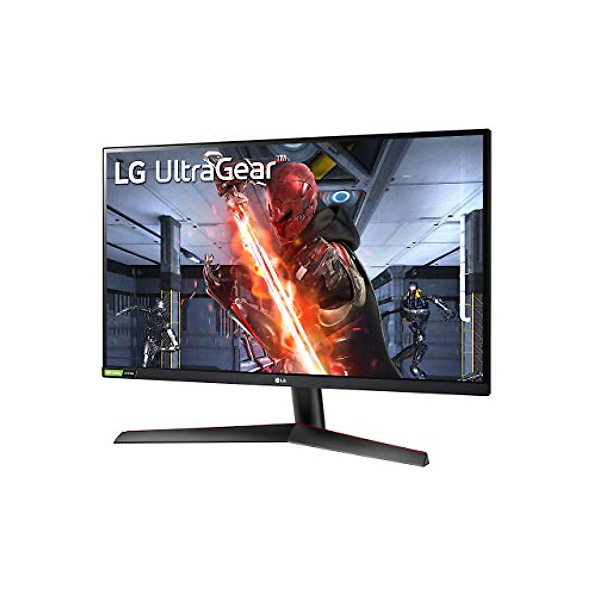 LG 27GN800-B 27 Inch Ultragear QHD (2560 x 1440) IPS Gaming Monitor with IPS 1ms (GtG) Response Time / 144Hz Refresh Rate and NVIDIA G-SYNC Compatible with AMD FreeSync Premium - Black (Renewed)