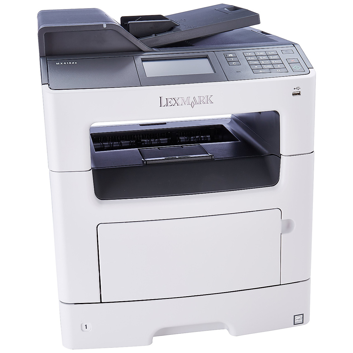 Lexmark MX410de Monochrome All-In One Laser Printer, Scan, Copy, Network Ready, Duplex Printing and Professional Features