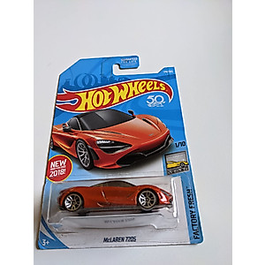 Hot Wheels HW Exotics Bundle 16 Lamborghini Centenario Roadster Silver and McLaren 720S Orange 2 Car Set