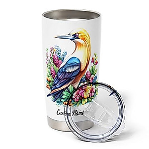 Gannet Gifts, Personalized Tumbler with Gannet Animal’s Name – Custom Cup for Animal Lovers, Gift for Women, Men, Boys, Girls, Gift for Birthdays & Christmas, 20oz Steel Coffee Cup X7gJB4