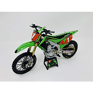 Kawasaki KX 450 #3 Eli Tomac Factory Racing 1/12 scale Diecast Motorcycle Model by New-Ray