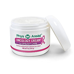 PhysAssist Oncology Cream for Breast Care Soothes and Pampers Delicately skin tissue. 4 oz