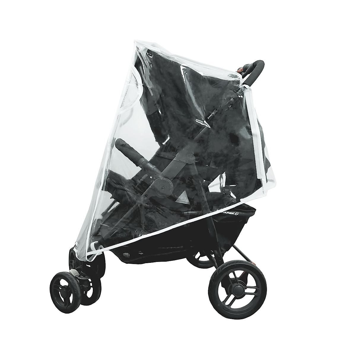 Universal Waterproof Twins Baby Pushchair Rain Cover Side by Side Double Pushchair dust Proof Cover Baby Carriage Pram Accessories Stroller Raincover