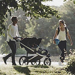 Thule Urban Glide 2 Jogging Stroller - Double Baby Stroller Perfect for Daily Strolling and Jogging - Features 5-Point Harness, Lightweight and Compact, Durable and Versatile Design for All Terrains